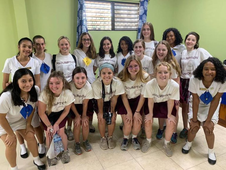 Welcome to Belize and SCA to our sister Mercy girls. – SCA